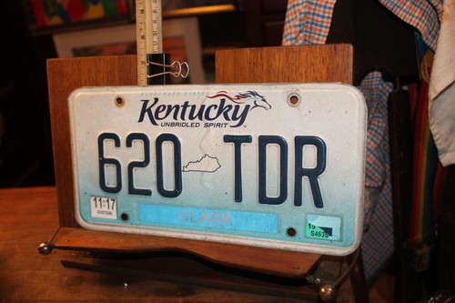 2018 Kentucky License Plate Clark County 620 TDR | eBay