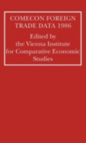 Comecon Foreign Trade Data 1986 by Not Available (1987, Hardcover) for sale online | eBay