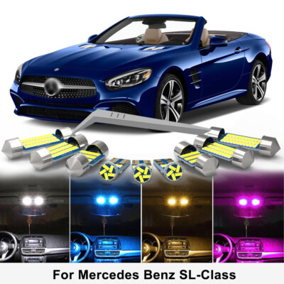 LED Interior Light Kit For Mercedes Benz SL-Class R129 R230 SL300 SL350 ...