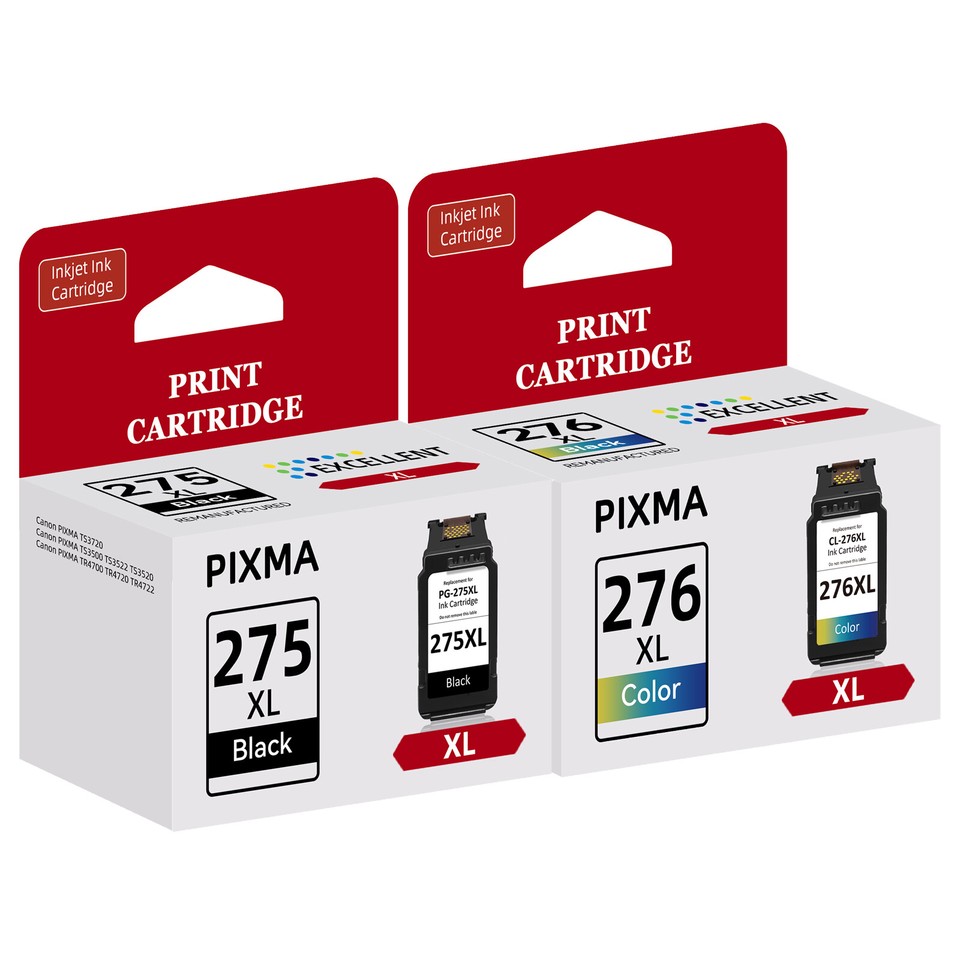 PG-275XL CL-276XL Ink for Canon 275XL 276XL PIXMA TR4720 TR4722 TS3520 ...