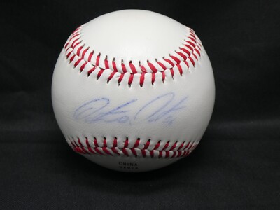 Octavio Dotel Hand Signed Baseball MLB Blue Jays Cardinals Tigers ...