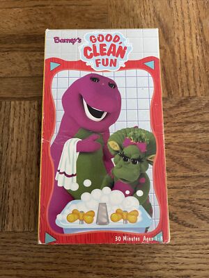 Barney Good Clean Fun VHS | eBay