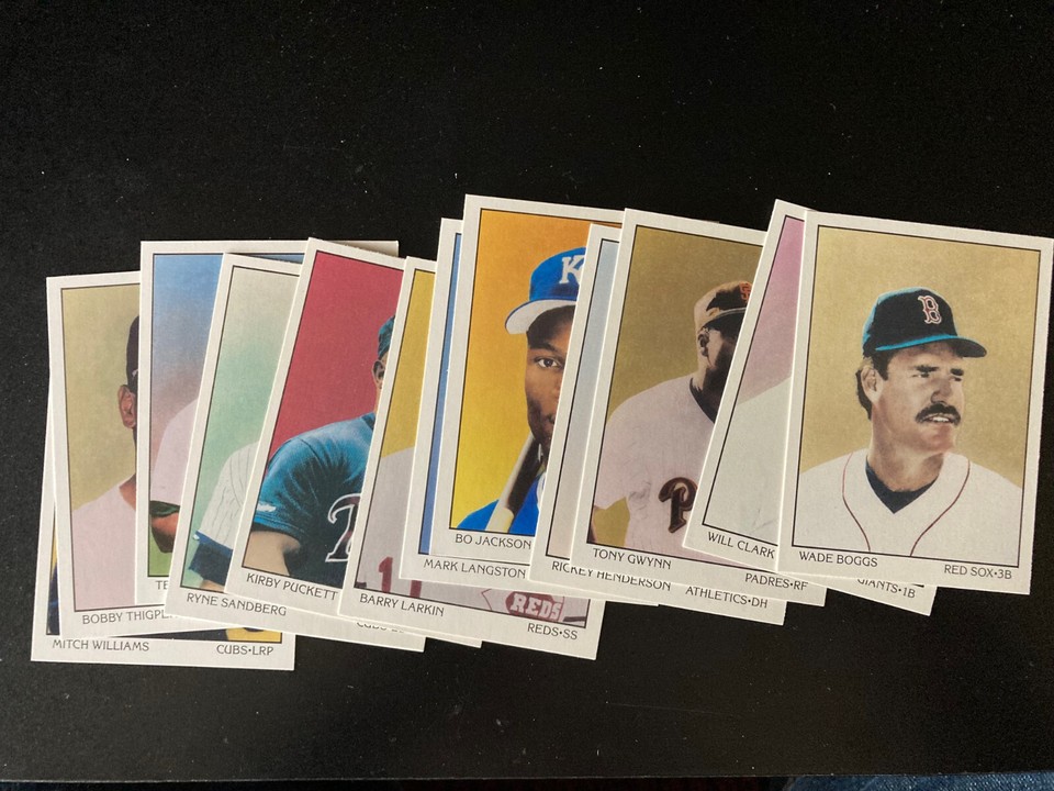 1990 Score Baseball Dream Team 683-695 Boggs Gwynn Puckett Sandberg 13 ...