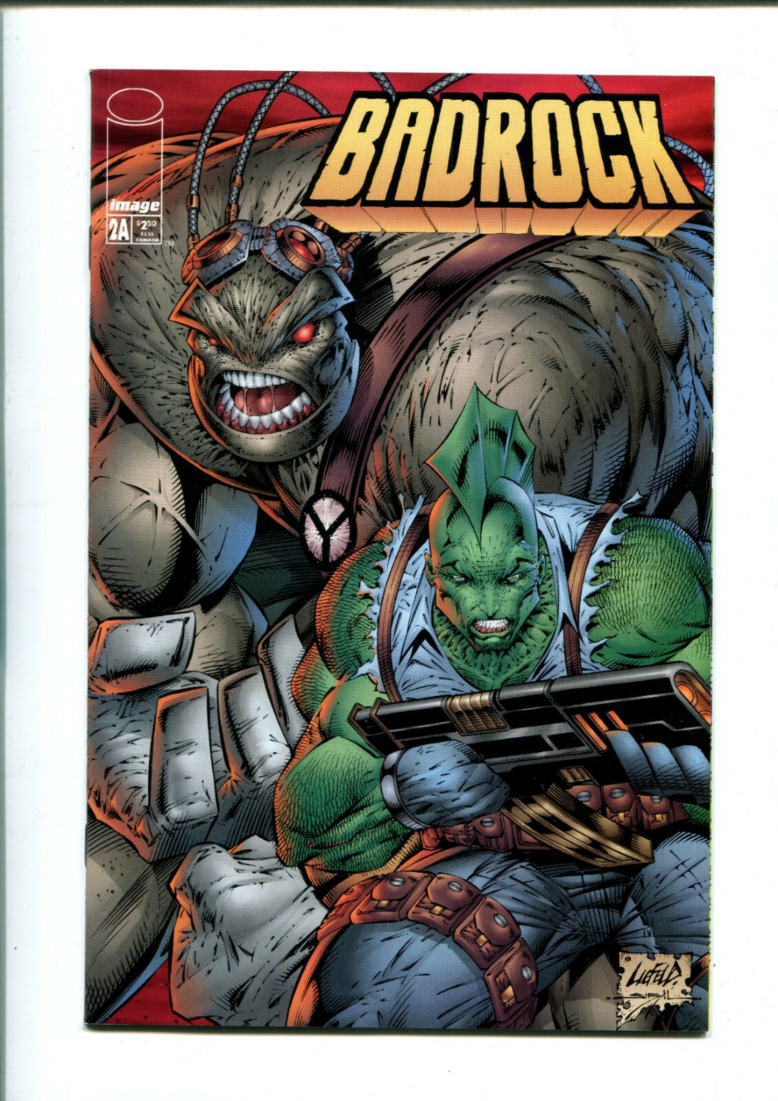 BADROCK 2A (9.8) ROB LIEFELD VARIANT COVER IMAGE (B034) | eBay