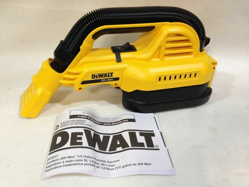 DeWalt DCV517 18-20V XR Li-ion Cordless 1.9L Wet & Dry Hand-Held Vacuum ...