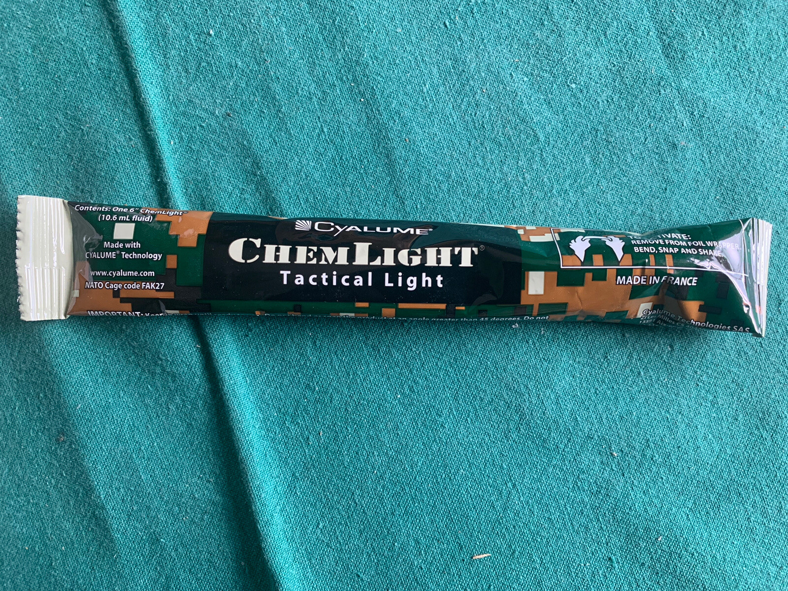 British Army Issue Infrared Cyalume Chemical Glow Sticks, 8hrs, New, 10 ...