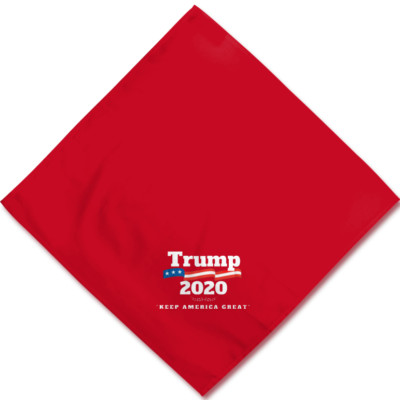 Donald Trump 2020 - Keep America Great Design Square Red Bandana (22” x ...