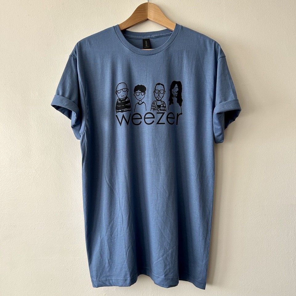Weezer T-Shirt 100% Lightweight Ringspun Cotton NEW Mens Unisex Fit ...