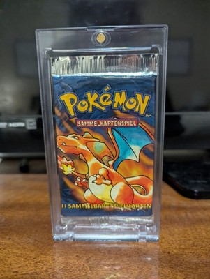 Pokemon 1999 Base Set Unlimited Booster Pack - Charizard Art -German ...