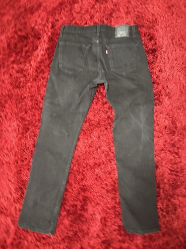 Levi's 511 Slim Fit Jeans 5 Pocket Stretch 04511-1907 Black Men's 34x32 ...