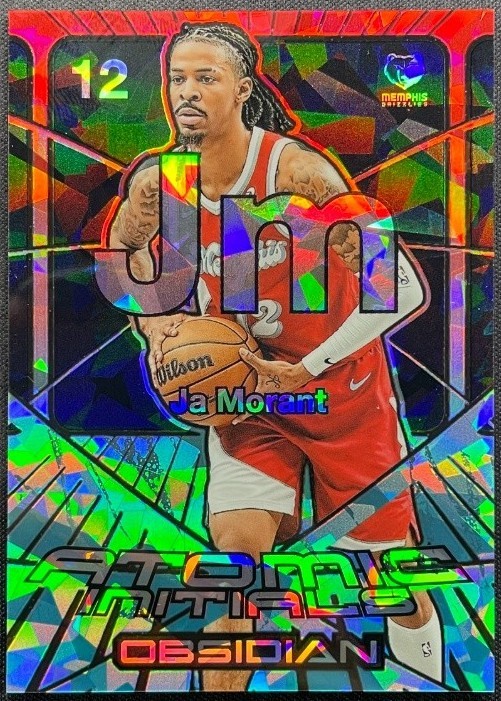 2024-25 Panini Obsidian - Atomic Initials Ja Morant, Ja Morant #1 ...