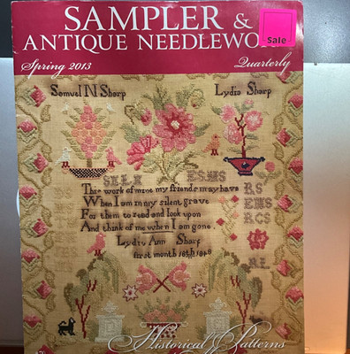 Sampler & Antique Needlework Quarterly, Spring 2013 | eBay