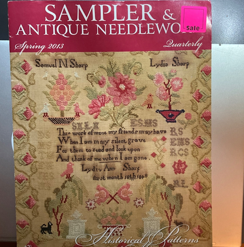 Sampler & Antique Needlework Quarterly, Spring 2013 | eBay