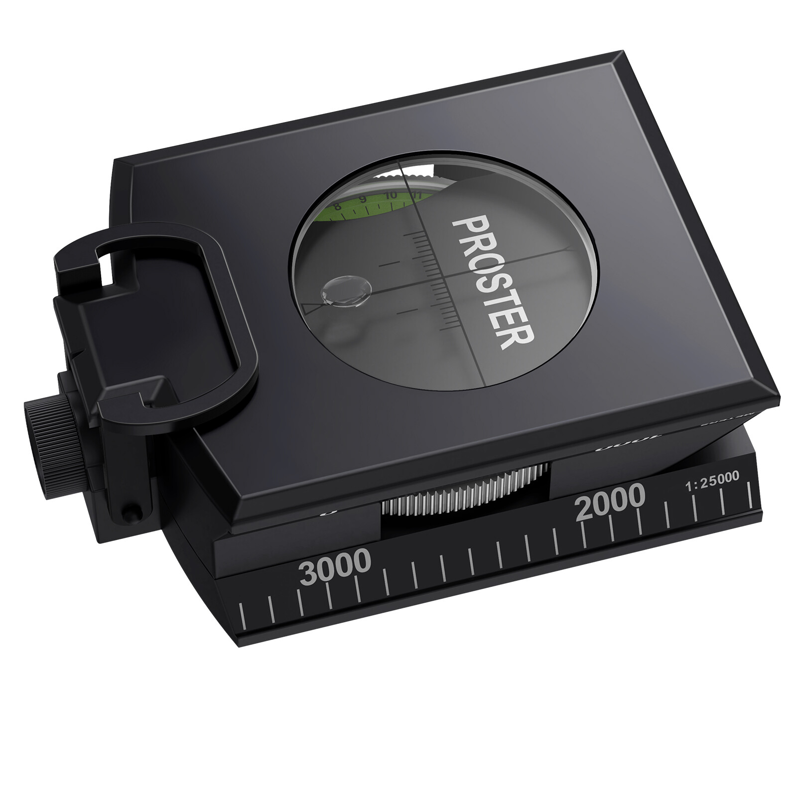 Proster Military Compass Metal Sighting Clinometer Camping Hiking ...