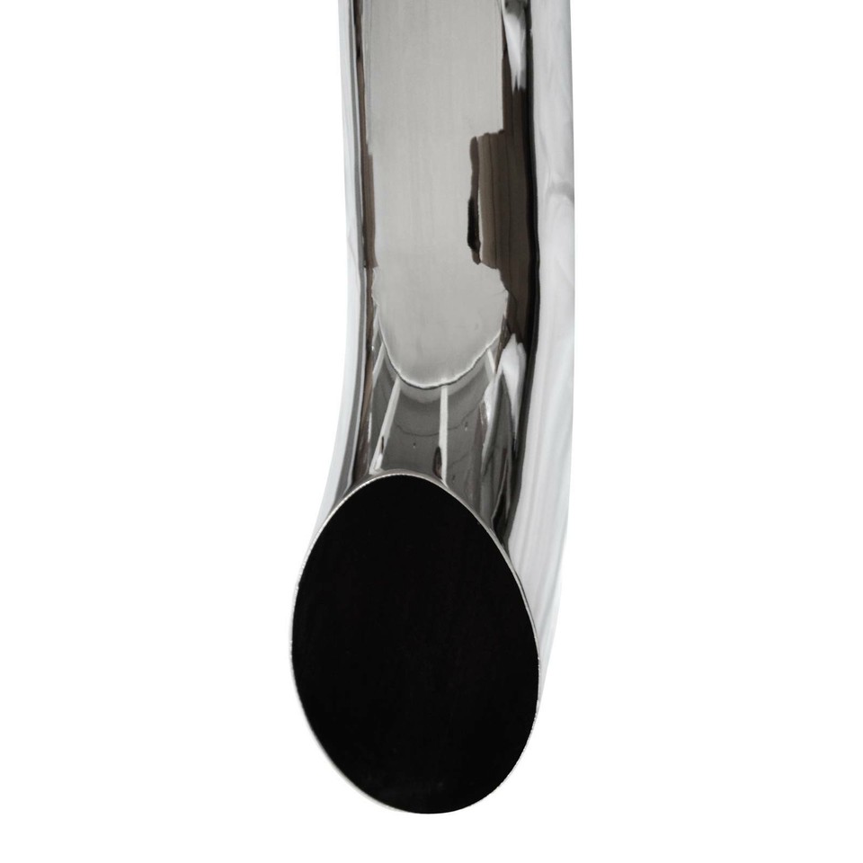 Chrome 6" OD Exhaust Stack Pipe 60" inch Length Tailpipe Semi Truck ...
