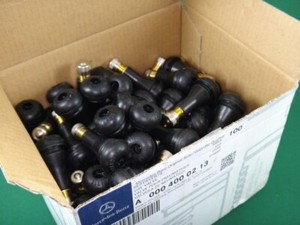 4X Genuine Mercedes-Benz AMG | NORMAL Tire-Valve-Stem A0004000213 + CAP ...