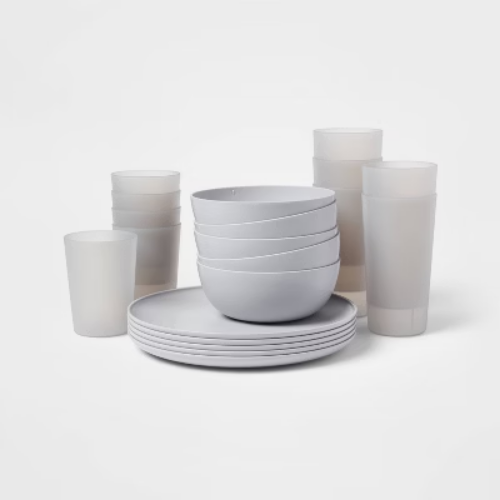 20pc Plastic Dinnerware Set - Room Essentials™ | eBay