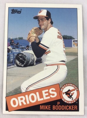 1985 Topps Super 5 x 7 Baseball Card #016-Mike Boddicker, Orioles | eBay