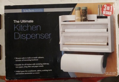 Plastick White Triple Paper Dispenser | eBay