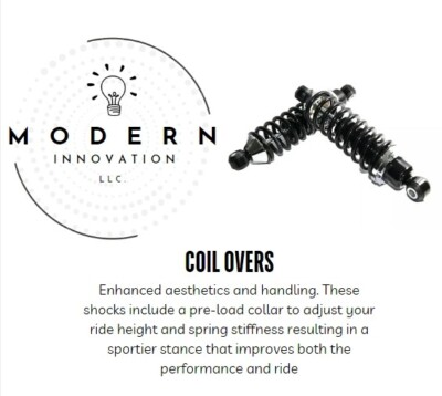 160 LB Rear Street Rod Coil Over Shock SET 160 Pound Black Coated ...