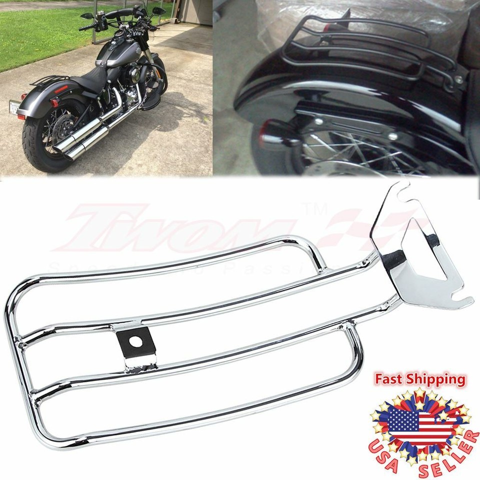 Solo seat Luggage Rack For Harley Electra Glide Road King Touring FLH ...