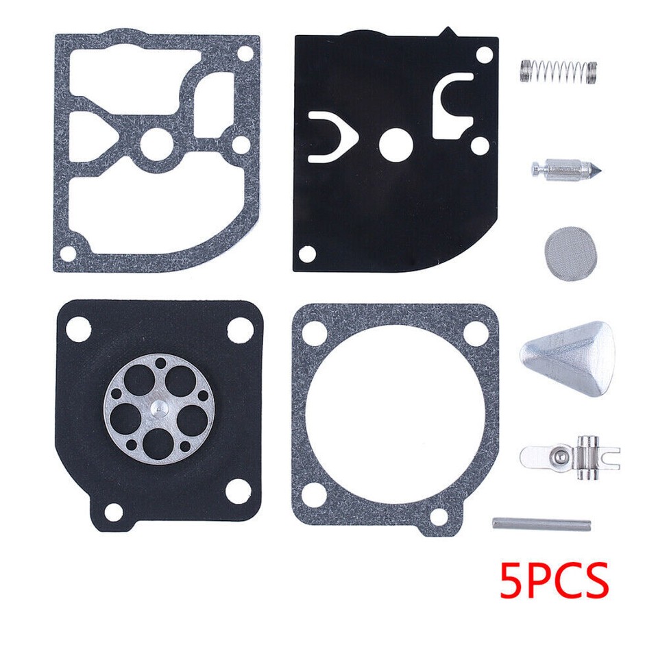 5X Carburetor Carb Repair Kit For Husqvarna 40 H45 H55 H51 240R 245R ...