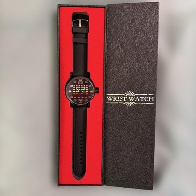 Space Invader Watch Wristwatch Retro Game Design Used Battery Needs ...