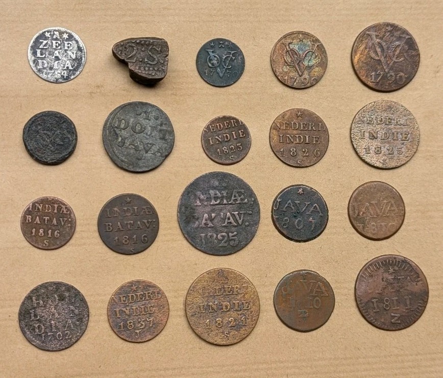 Collector Set 20 Pcs Dutch Netherlands VOC 1702-1837 SILVER ,Tin,Copper ...