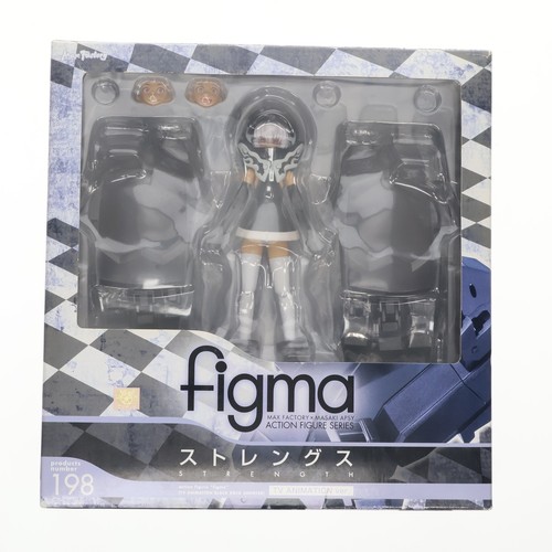 Fig Figma 198 Strength Tv Animation Ver. Black Rock Shooter Figure Max Fac no116 | eBay