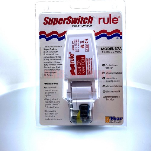 Rule Bilge Pump Automatic Super Float Switch 12V 24V 32V Boat Caravan RV | eBay