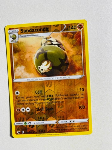 POKEMON #844 SANDACONDA 109/202 RARE FOIL NM-MT CARD | eBay
