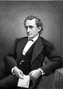 USA: Portrait of EDWIN BOOTH, famous actor of the 19th century - Steel ...