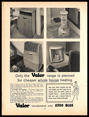 1959 Valor House Heaters Vintage PRINT AD Household Appliances UK | eBay