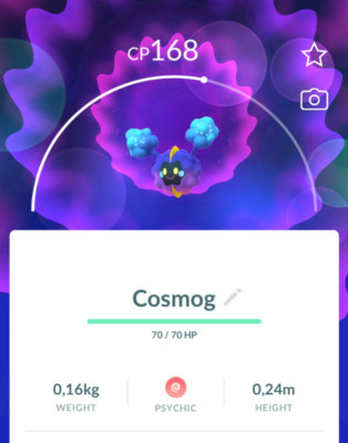 Pokémon Cosmog - GO Trade - Registered Cosmog require | eBay