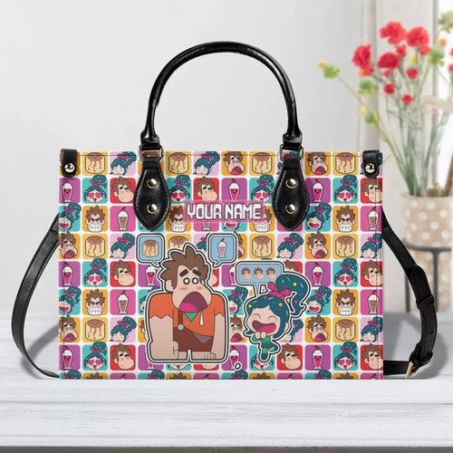 Personalized Wreck It Ralph Leather Handbag, Vanellope von Schweetz ...