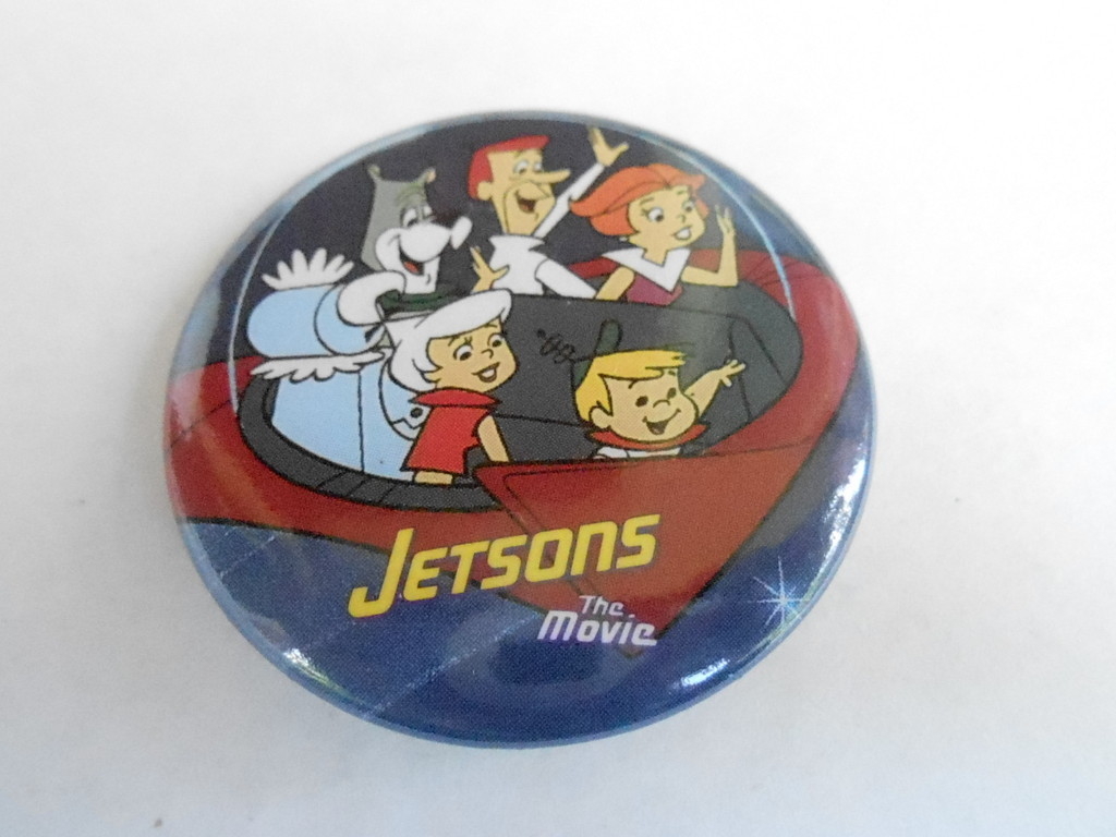 VINTAGE PINBACK BUTTON #75- 001 - THE JETSONS CARTOON #1 | eBay