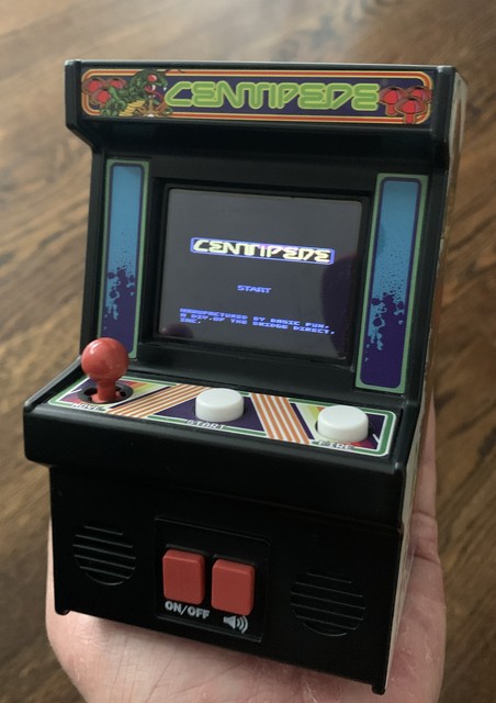 1981 Centipede Mini Arcade Handheld Game Atari Classic Gameplay System ...