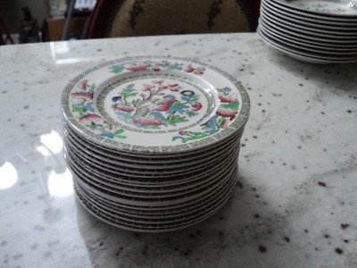JOHNSON BROS INDIAN TREE CHINA INDIAN TREE 16) BREAD PLATES | eBay