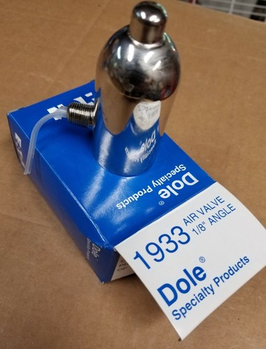 NOS Dole Air Valve Model 1933 Straight Steam Vent for sale online | eBay
