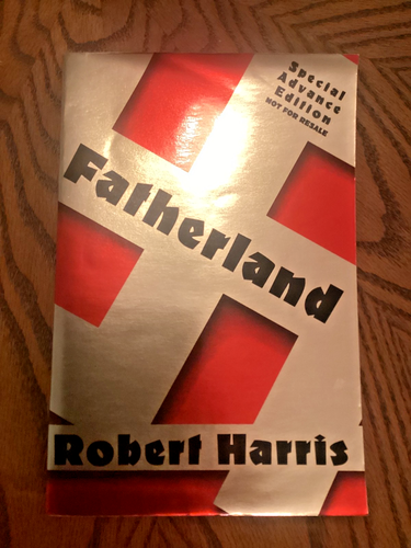 FATHERLAND Robert Harris 1st Edition 1st Printing Large Swastika Foil ...
