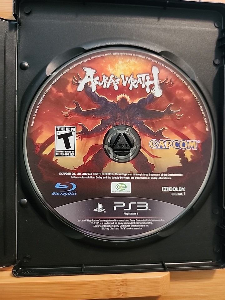 Asura's Wrath (Sony PlayStation 3, 2012) Game + Gamestop Used Game Case ...