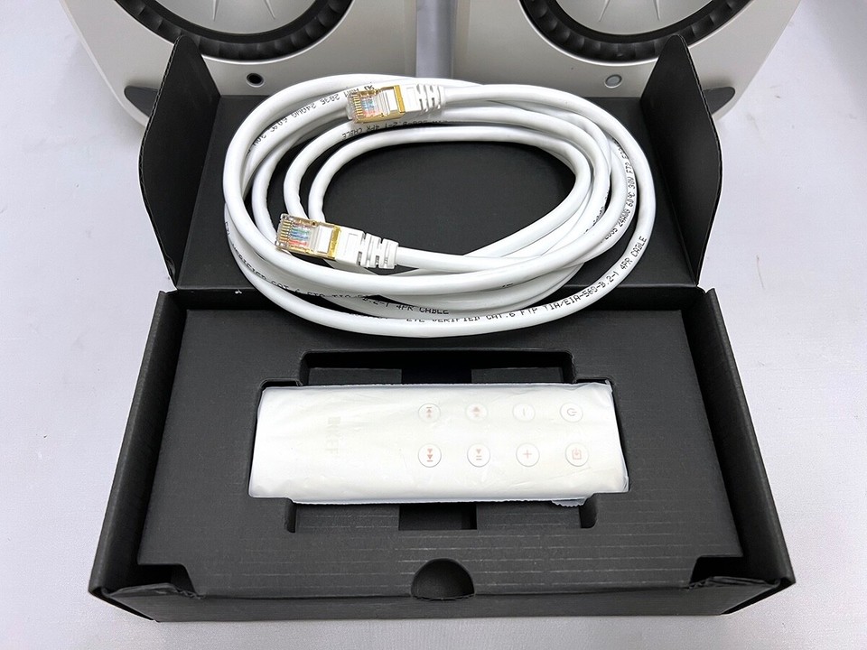 KEF LSX Wireless Music System Bookshelf Speakers with Remote in Box ...