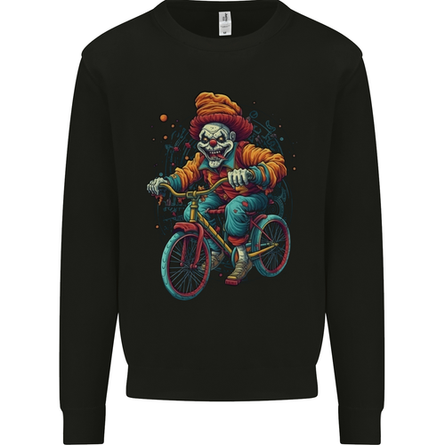 Sweat À Capuche Halloween Homme Clown Démons Sur Un Vélo | eBay