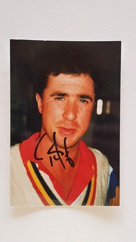 Firmer Test cricket spinner Tim May hand signed photo | eBay