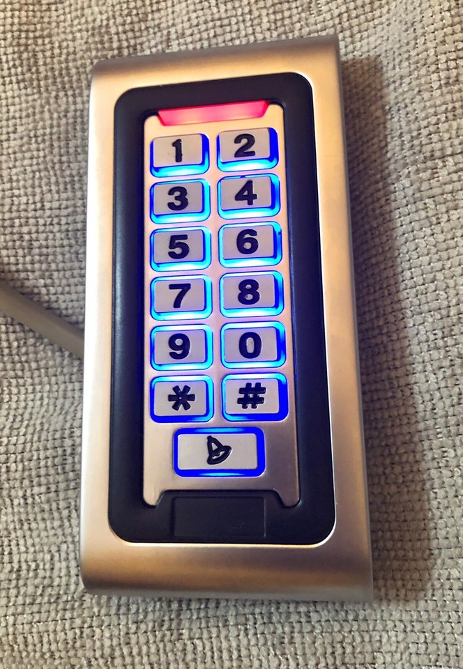 Security Keypad Access Control Wired DC 12V | eBay