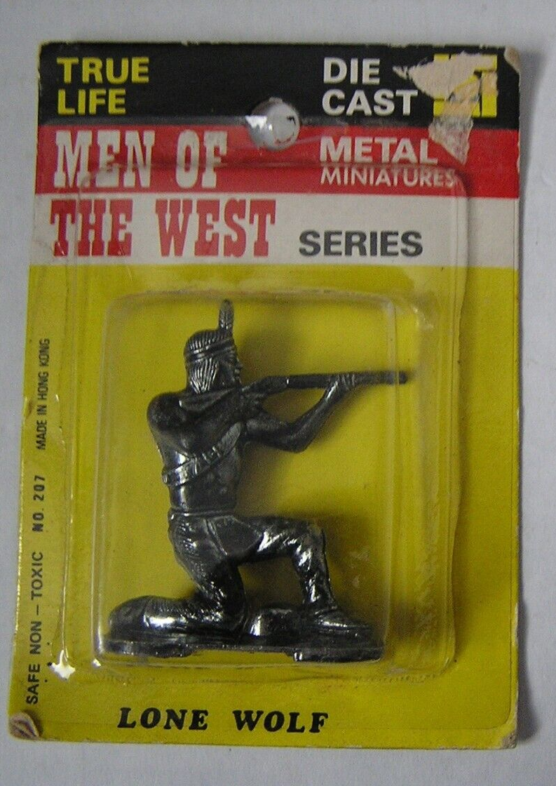 True Life Men of the West Series "Lone Wolf" Die Cast Metal Miniature ...