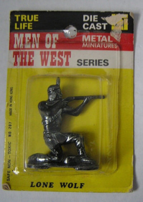 True Life Men of the West Series "Lone Wolf" Die Cast Metal Miniature ...