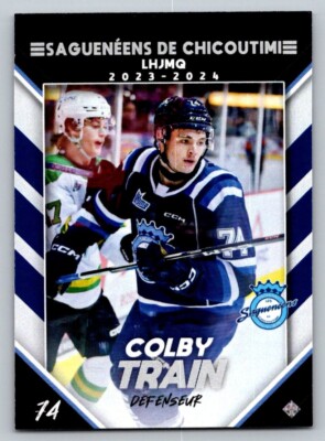 Colby Train 2023-24 Chicoutimi Sagueneens | eBay