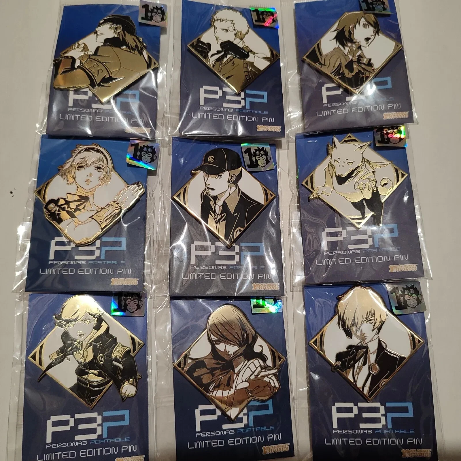 Купить Ибей | Persona 3 Portable Limited Edition Enamel Pins Lot Full ...