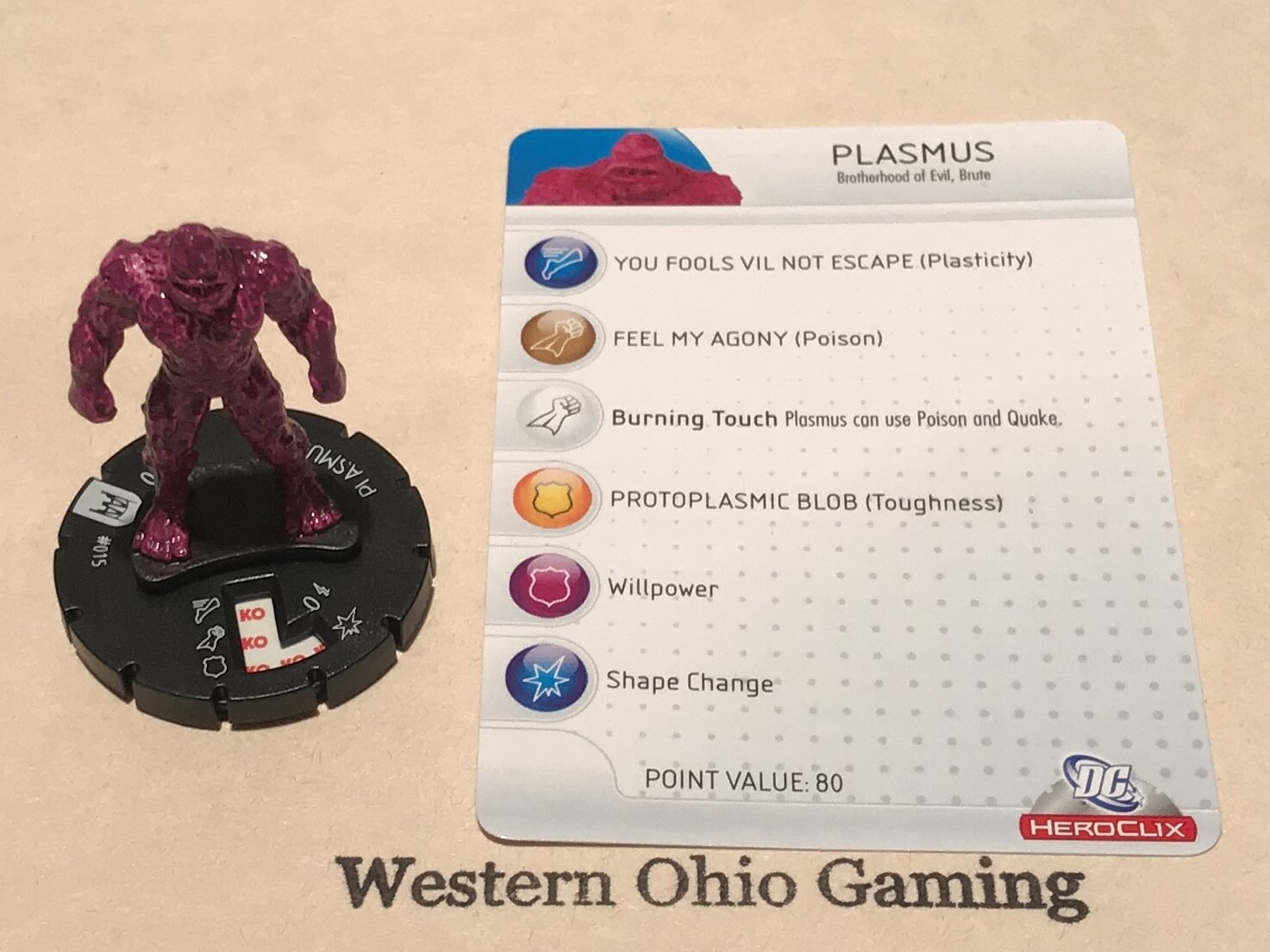 Heroclix Plasmus #015 USED DC Arkham Asylum Single Figure | eBay